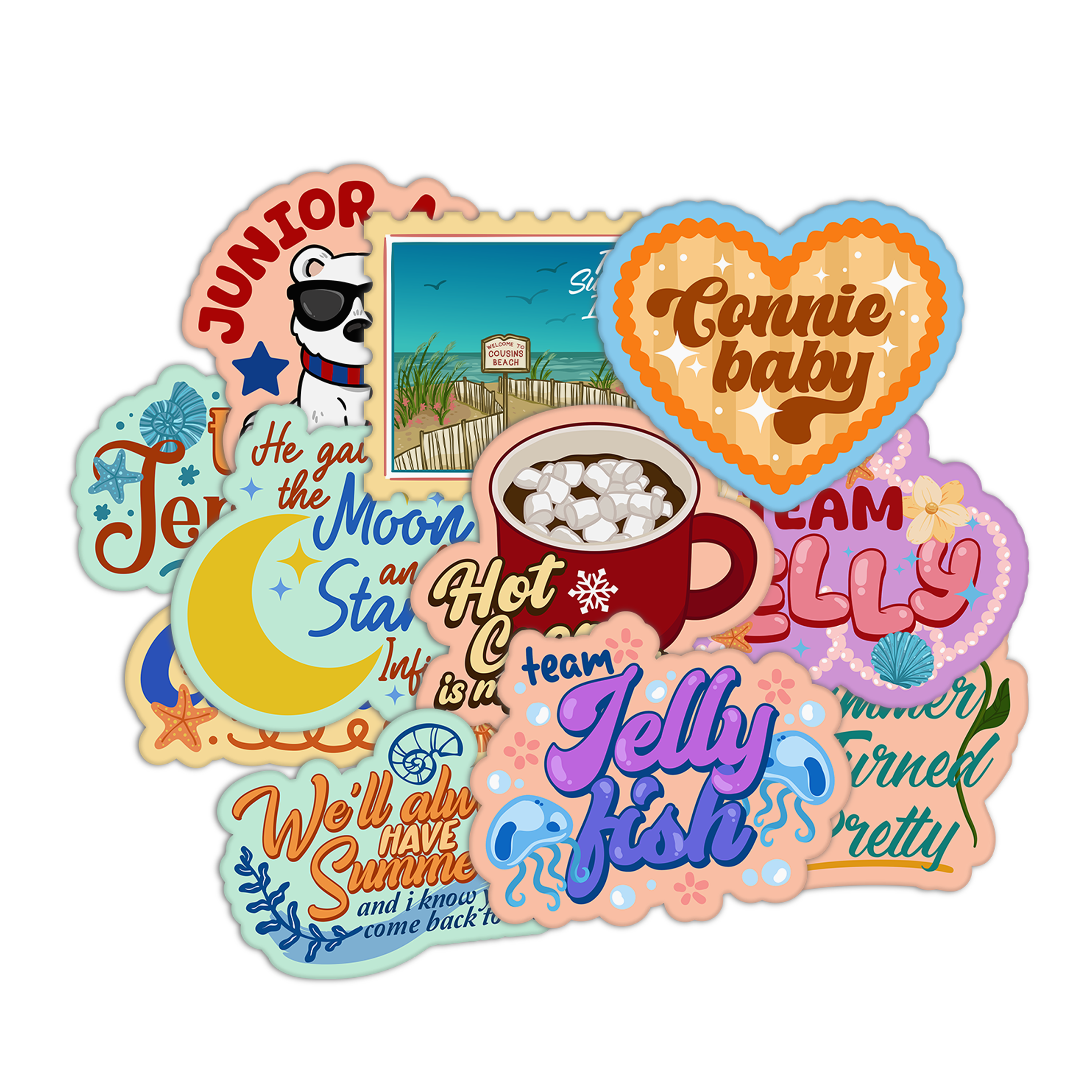 The Summer I Turned Pretty Textured Stickers – The Stkr Store