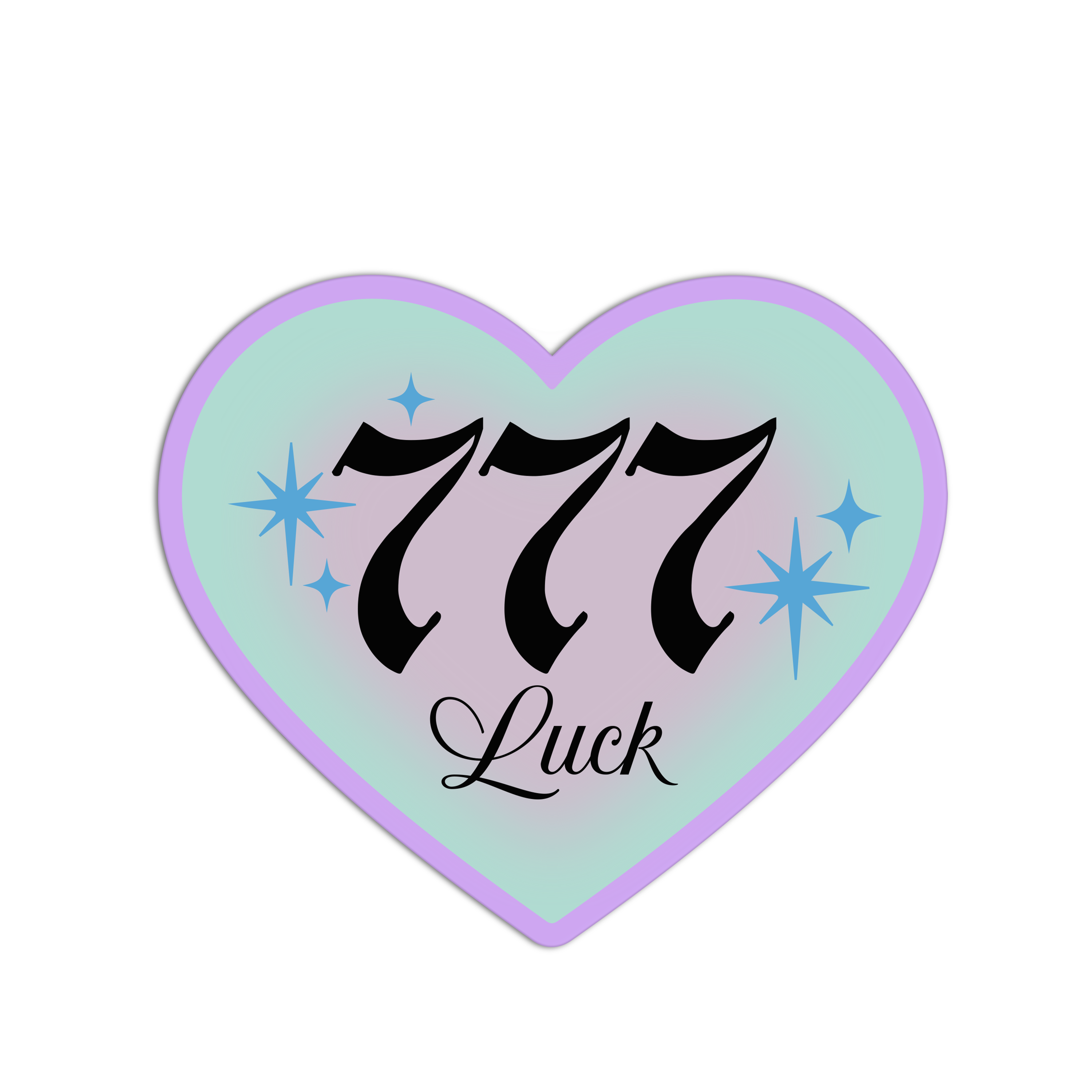 777 Lucky - Waterproof Angel Number Sticker – The Stkr Store