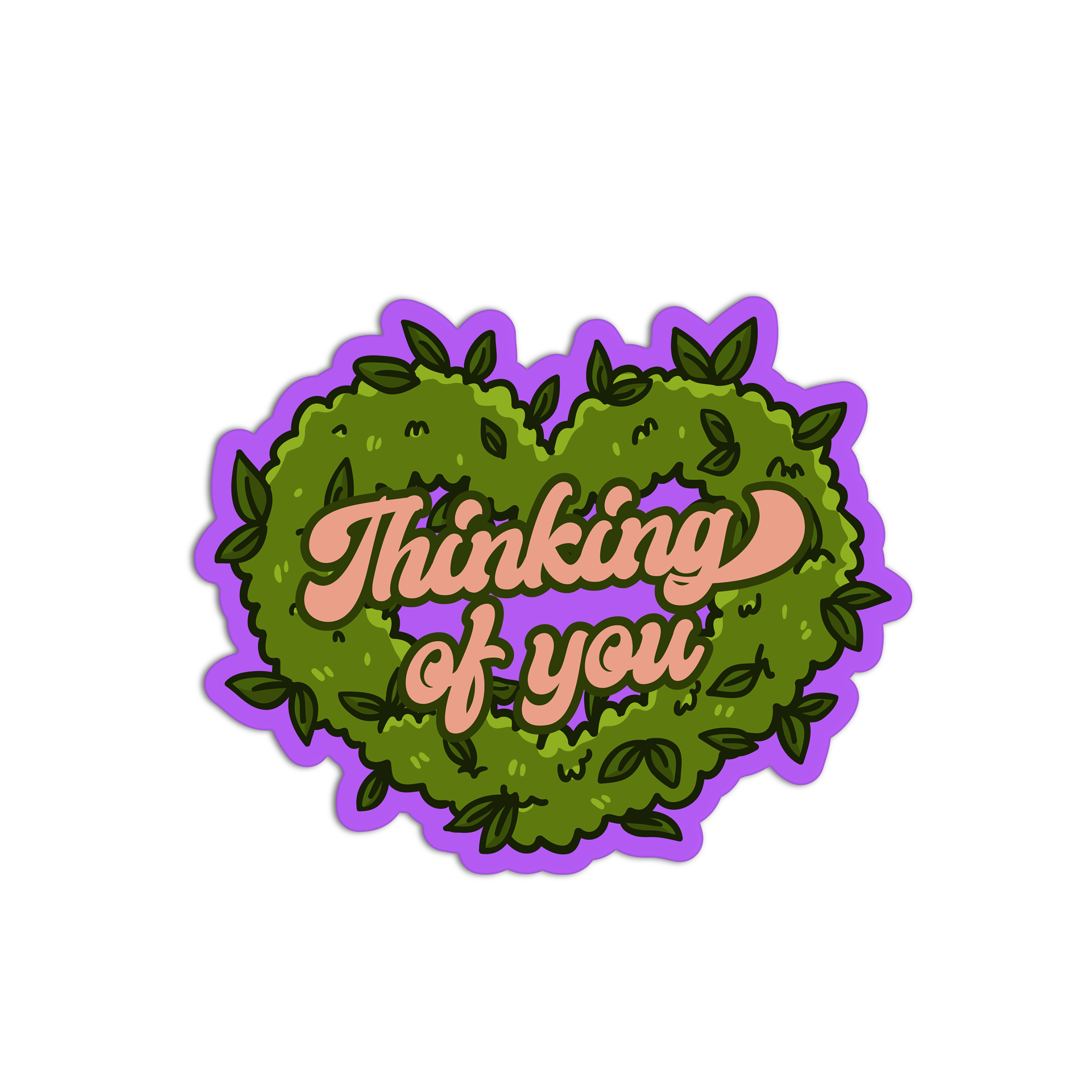 Thinking Of You Canna Stickers – The Stkr Store