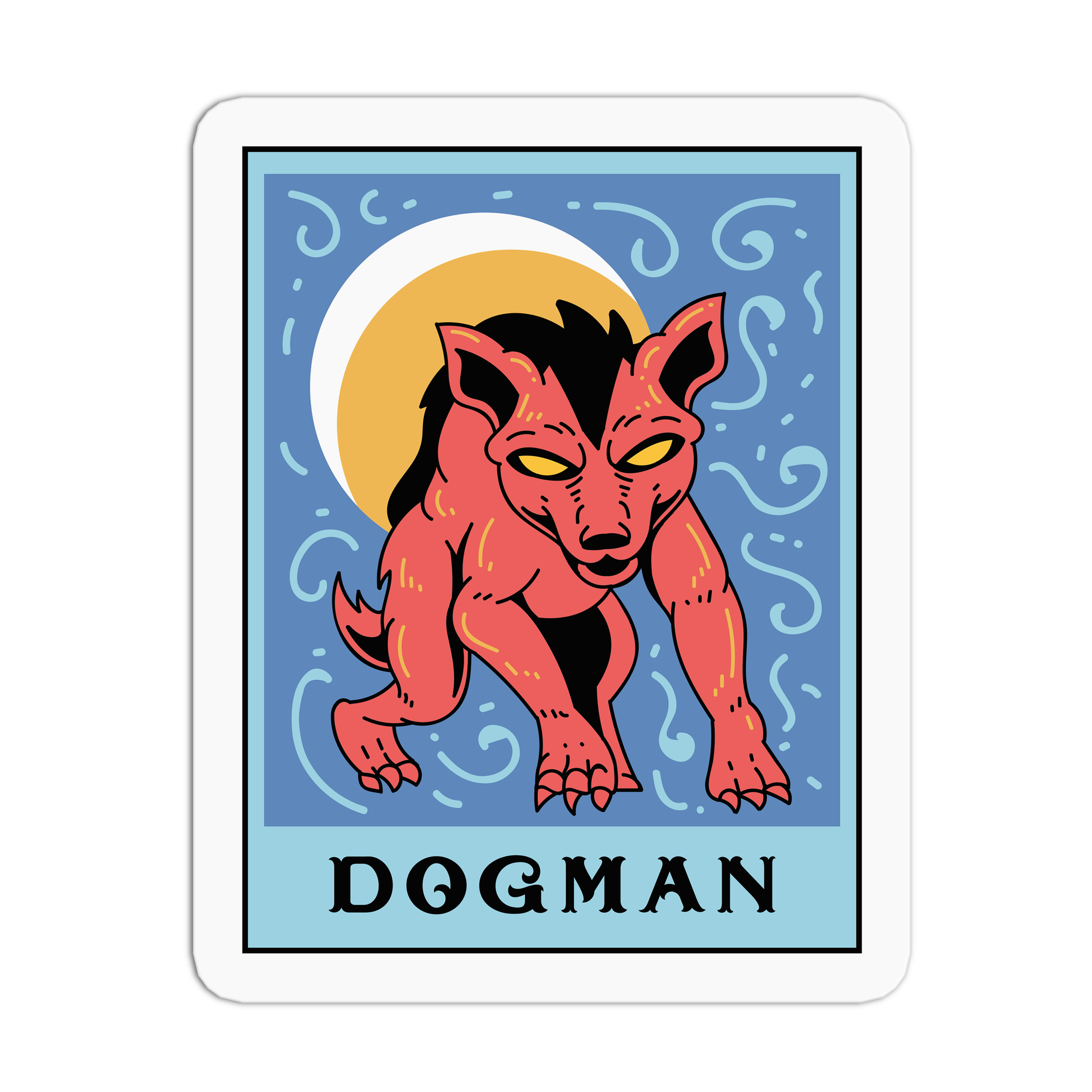 Dogman - Cryptid Tarot Stickers – The Stkr Store