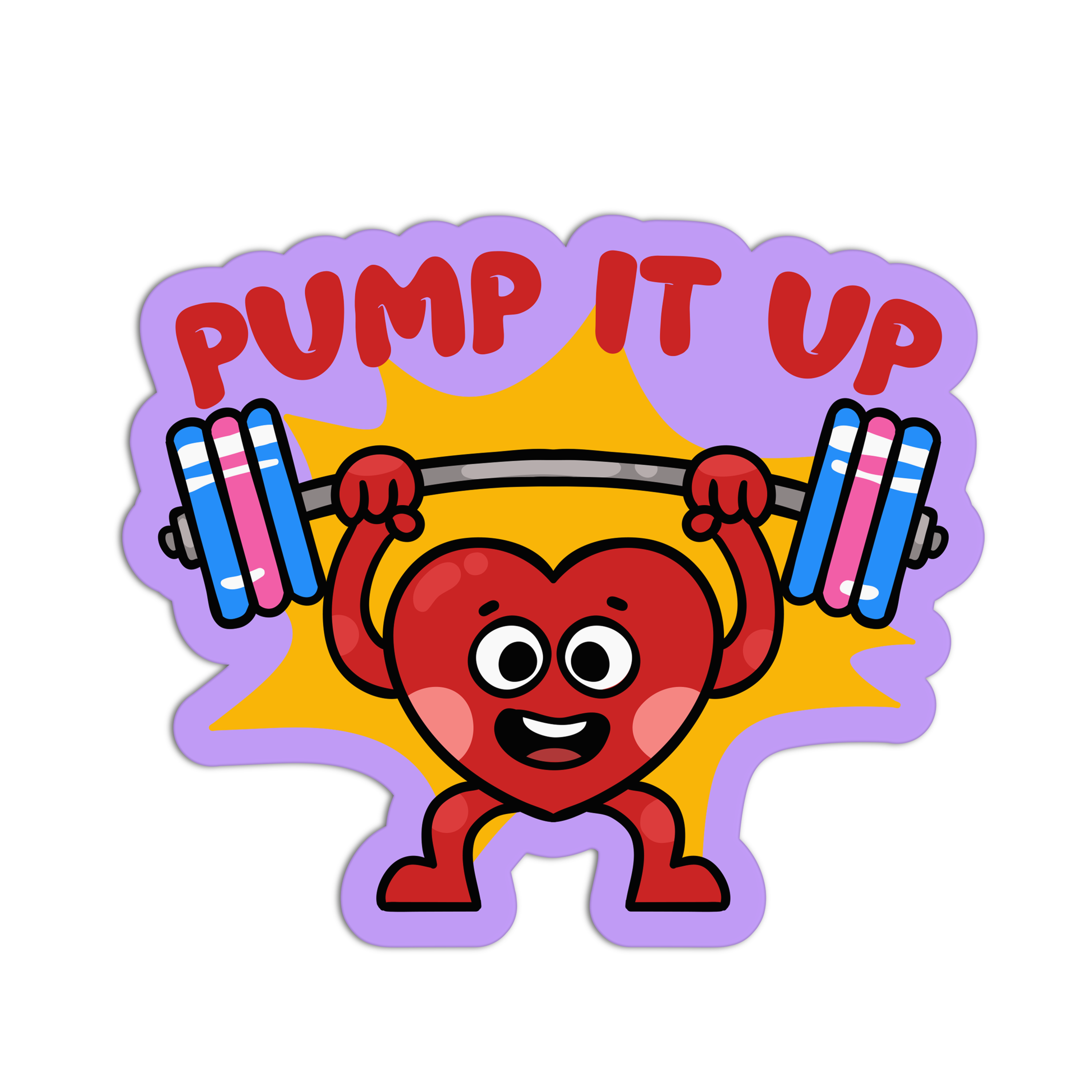 Pump It Up Exercise Stickers – The Stkr Store