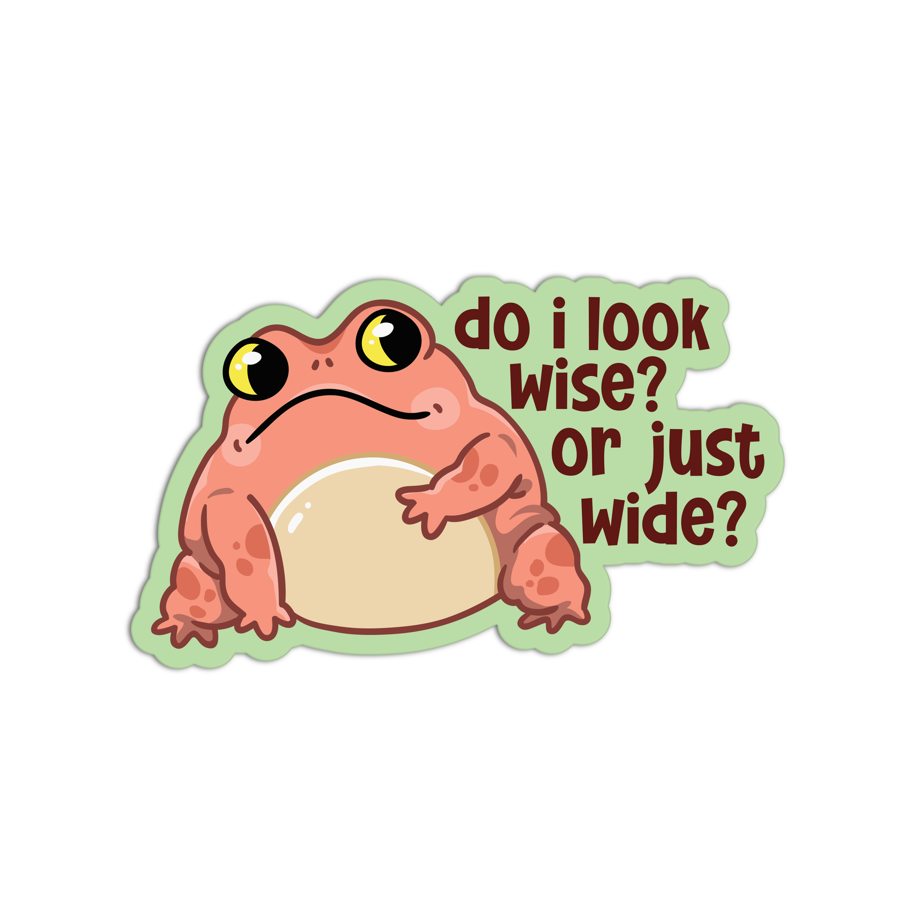 Forgget About it - Froggy Vinyl Sticker | The Stkr Store