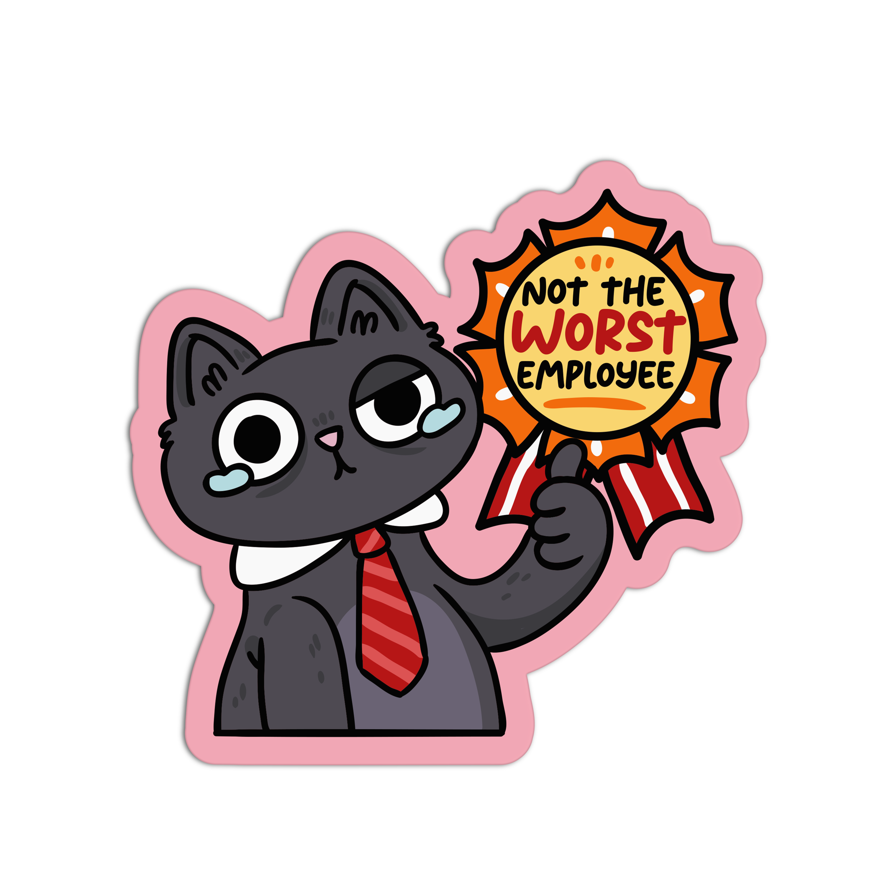 Not the Worst Employee - Office Sticker – The Stkr Store