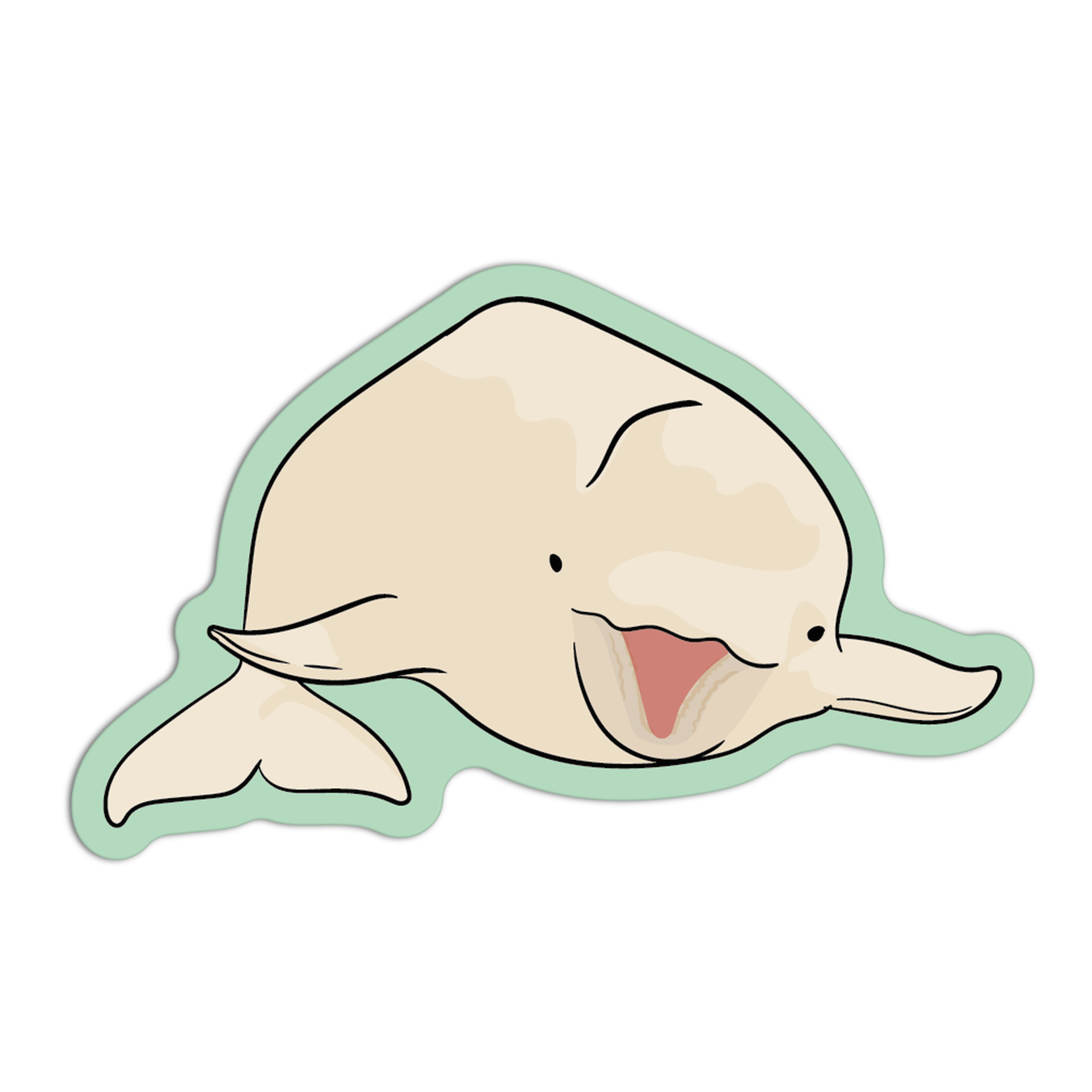 Beluga Whale - Sea Creatures Sticker Collection – The Stkr Store