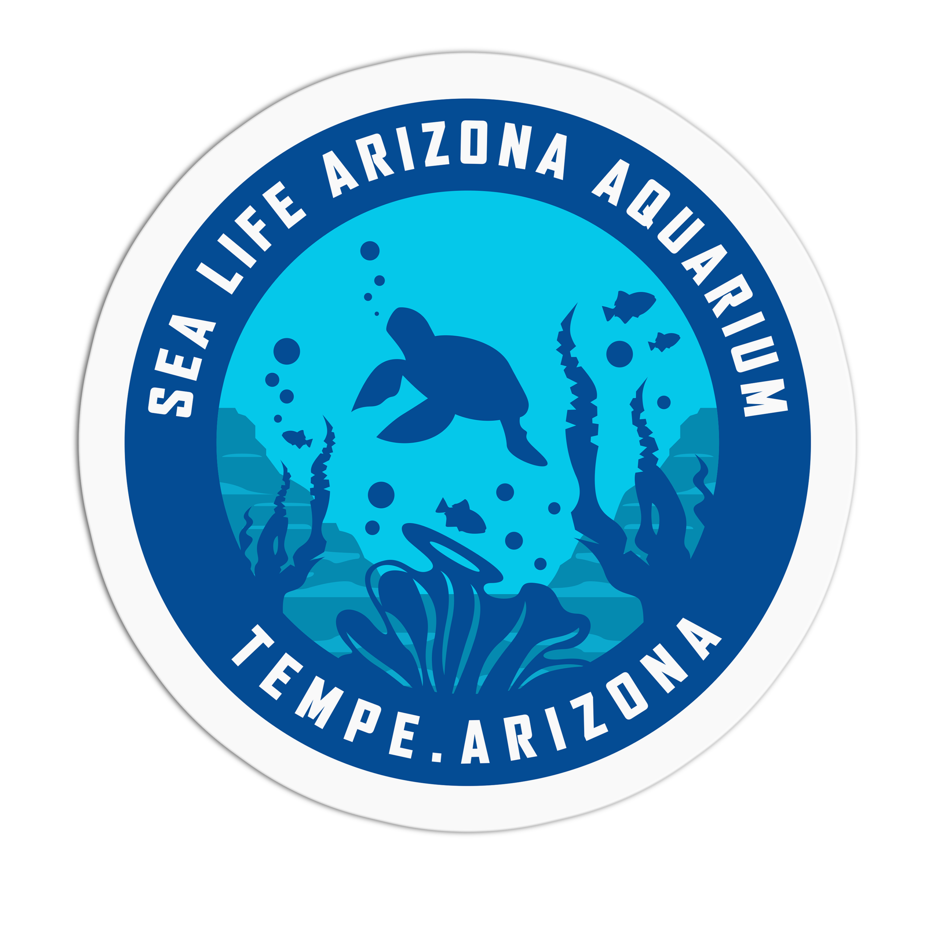 Arizona Aquarium - Travel Series Tempe Sticker (Copy) – The Stkr Store