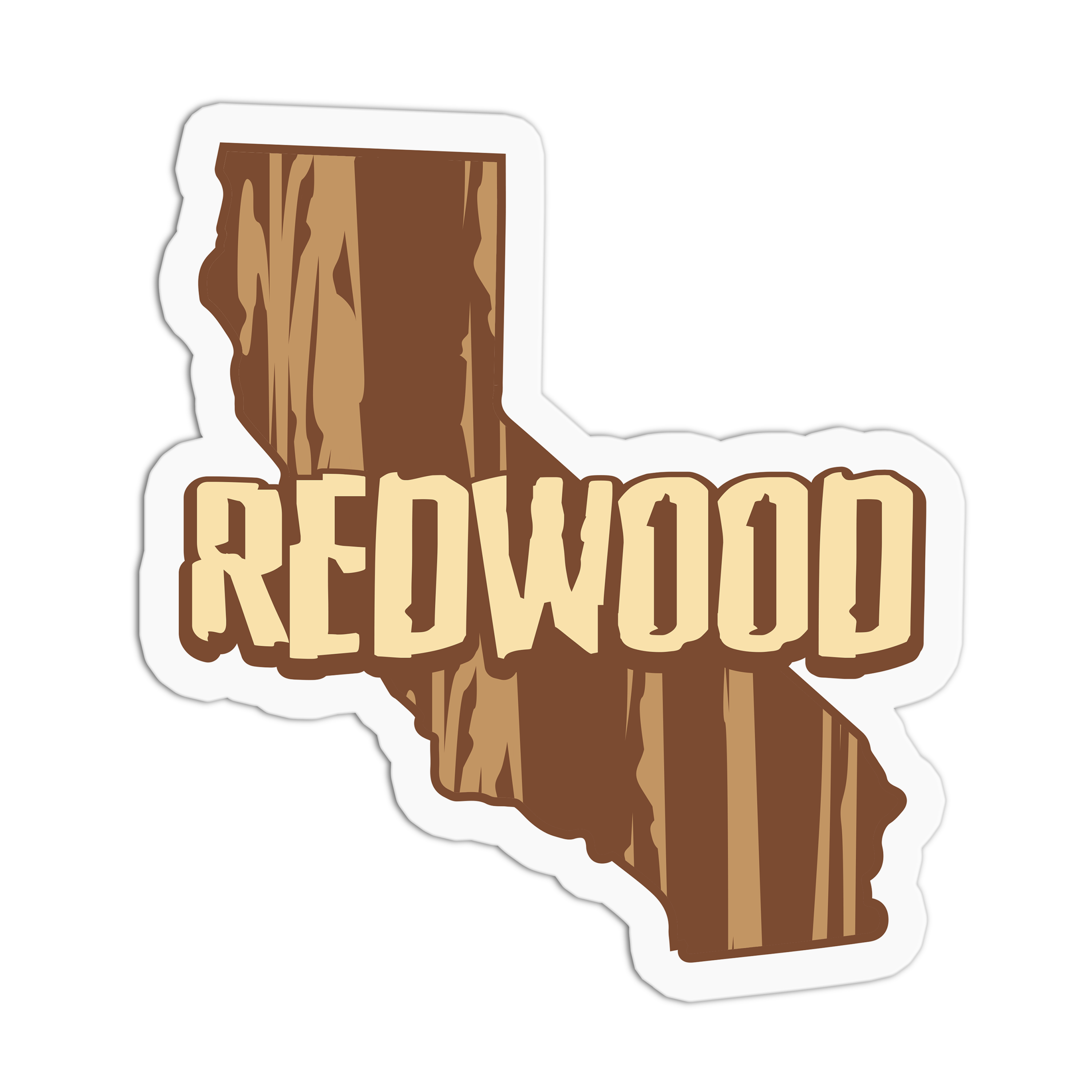 Redwood Travel Series Redwood Stickers – The Stkr Store