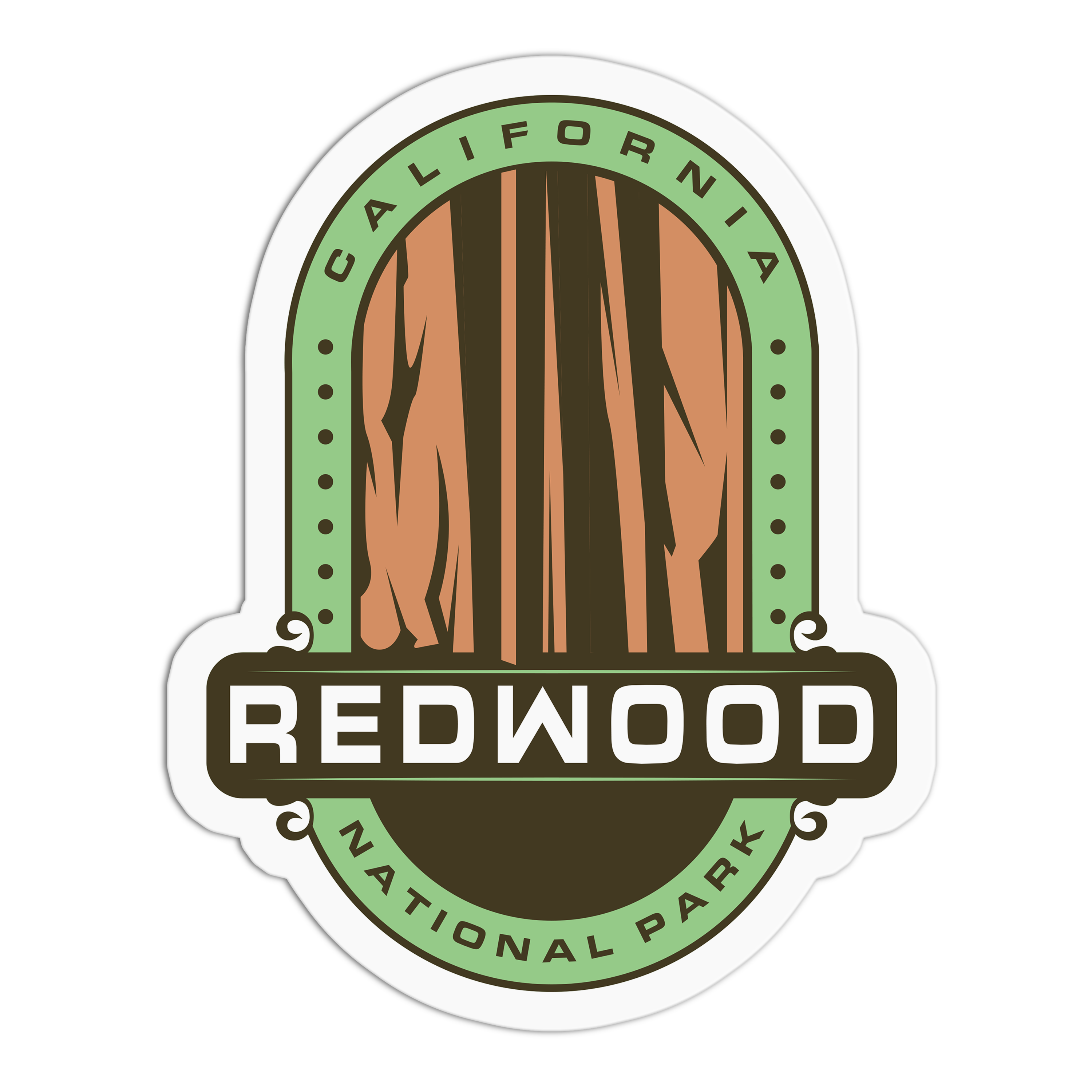 Redwood Travel Series Redwood Stickers – The Stkr Store