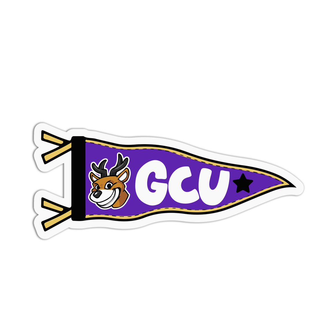 Grand Canyon University University Flag Sticker – The Stkr Store